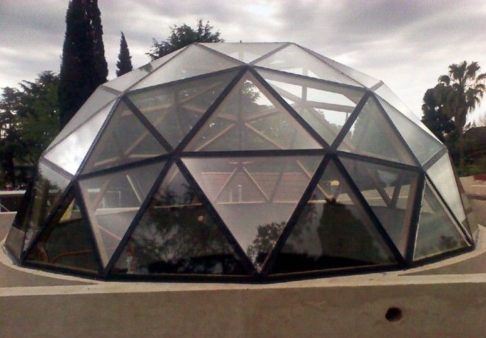Fotos del domo de Buenos Aires terminado - MIDOMO Domos Geodésicos de ...